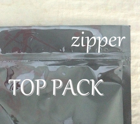 Aluminum Foil Printed Stand Up Bags Customized For Food With Ziplock Top