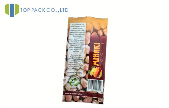 Custom Aluminum Foil Pouches , Nuts Aluminium Foil Packaging With Side Gusset