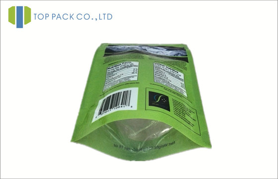 Recyclable Plastic Stand Up Pouches , Gravure Printing Green Packaging Bags
