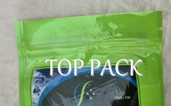 Recyclable Plastic Stand Up Pouches , Gravure Printing Green Packaging Bags