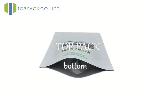 Zip Lock Printed Laminated Pouches , Empty Tea Bag Pouches OEM Custom