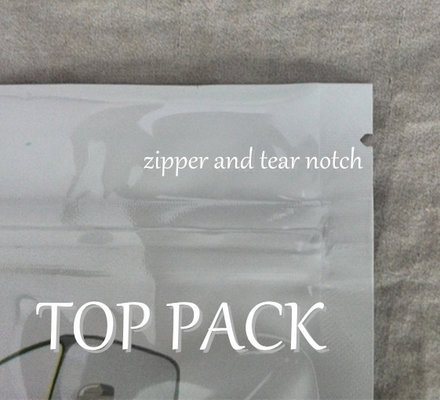 Zip Lock Printed Laminated Pouches , Empty Tea Bag Pouches OEM Custom