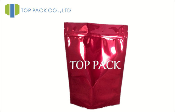 Ziplock Aluminum Foil Pouches For Protein Powder , PET / AL / PE Multilayer Laminated