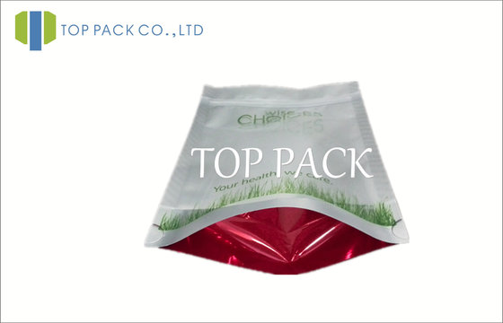 Ziplock Aluminum Foil Pouches For Protein Powder , PET / AL / PE Multilayer Laminated