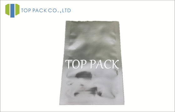Moisture Proof Plain Aluminum Foil Zip Lock Bags , Resealable Coffee Bags