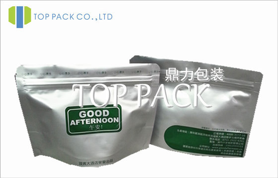 Aluminum Foil Stand Up Food Pouches With Ziplock 80micron - 200micron