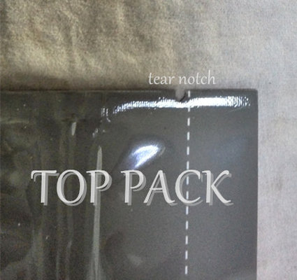 Three Side Seal Printed Laminated Pouches With Hang Hole Printed Food Bags