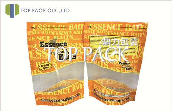 Plastic Resealable Pet Food Packages With Window And Ziplock Colorful、