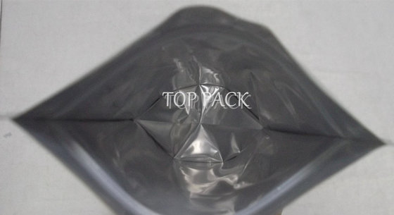 Nuts / Snack Food Foil Stand Up Zip Pouch With Tear Notch , Moisture Barrier