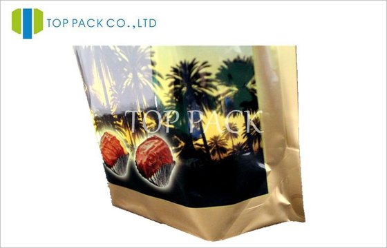 Plastic Ziplock Stand Up Pouches With K Seal Bottom Multilayer Laminated