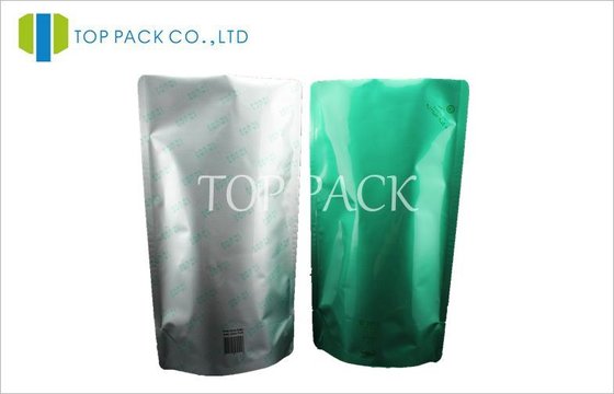 Aluminum Foil Printed Stand Up Pouches Packaging For Toner 500g