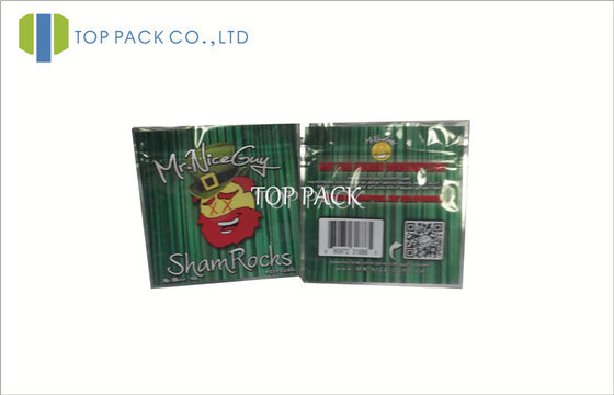 Plastic Herbal Incense Bags , Pet / Vmpet / Pe Multilayer Laminated