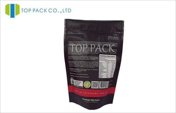 Custom Printed Plastic Pouch Packaging 6oz with bottom gusset For Candy