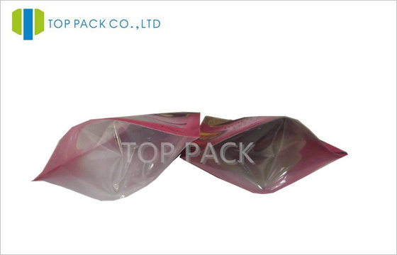 Colorful Print Stand Up Aluminum Foil Bags Gravure Printing With Clear Window