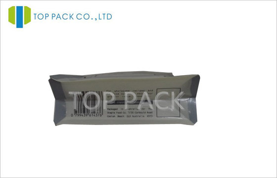 Block Bottom Food Printed Laminated Pouches 500g With Zip Lock