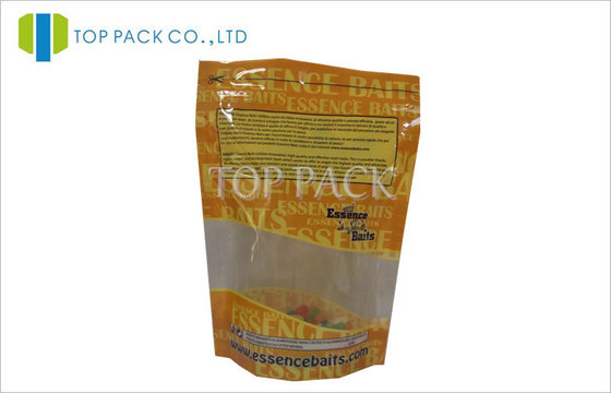 PET / PE Plastic Stand Up Pouch Gravure Printing with bottom gusset