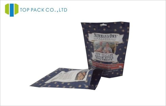 Food Grade Plastic Stand Up Pouches , Biodegradable Resealable Food Pouch
