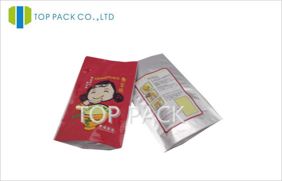 Plastic Coffee Stand Up Bags Top Open Customized For Food Packging