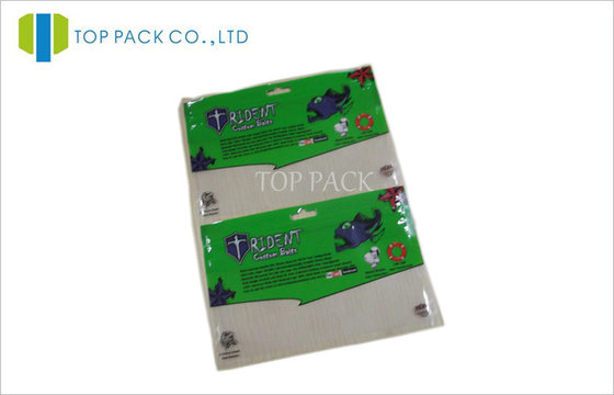 Moisture Proof Fishing Lure Packaging 190MM x 126MM With Zipper Hole Top