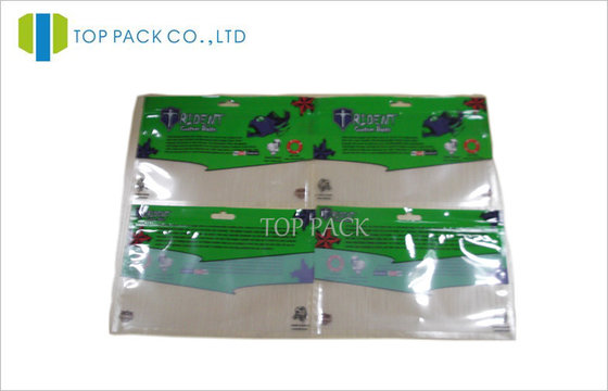 Moisture Proof Fishing Lure Packaging 190MM x 126MM With Zipper Hole Top