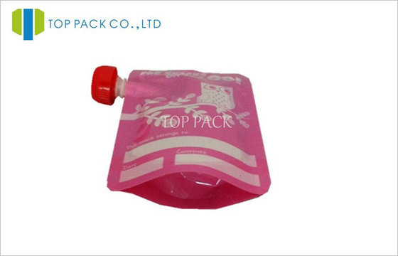Plastic Reusable Ziplock spouted pouches packaging for Water Storage