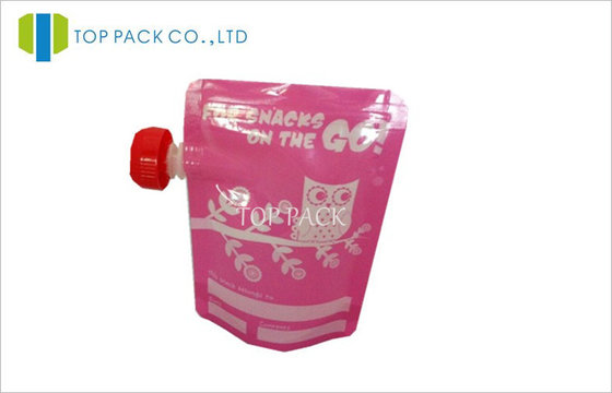 Plastic Reusable Ziplock spouted pouches packaging for Water Storage