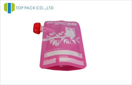 Plastic Reusable Ziplock spouted pouches packaging for Water Storage