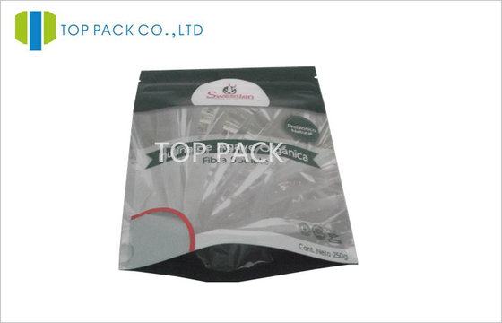 Food Grade Ziplock Plastic Stand Up Pouch Organic Agave Products
