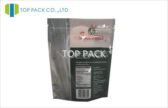 Food Grade Ziplock Plastic Stand Up Pouch Organic Agave Products
