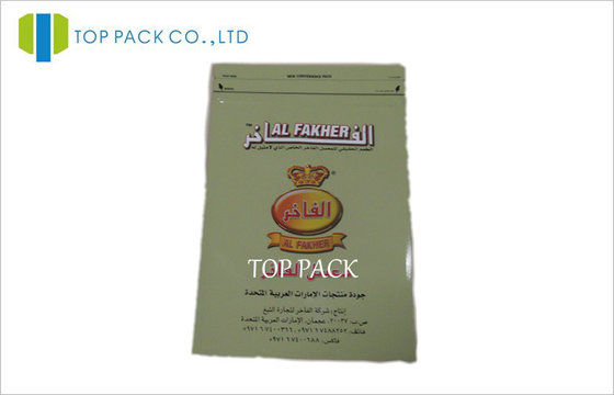 Top Grade Powder Food Laminated Pouches / Three Side Sealing Style