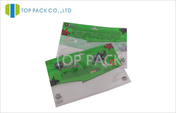 Recycled Laminated Foil Fishing Lure Packaging  Zip Lock , PET / VMPET / PE