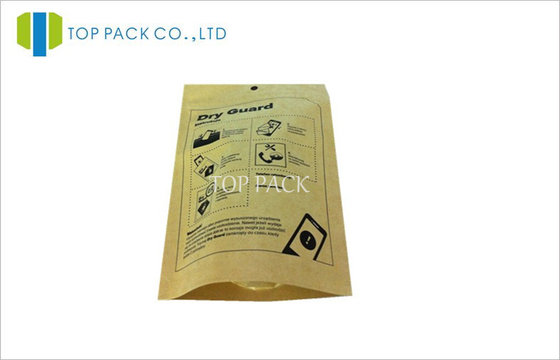 Gravure Printing Zipper Stand Up kraft paper packaging Plastic Plastic Lined