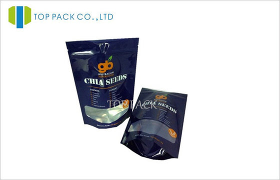 Printed matt laminating pouches Stand Up Bottom For Packing Coffee