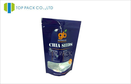 Printed matt laminating pouches Stand Up Bottom For Packing Coffee