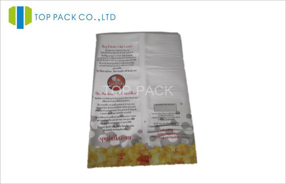 Hot Sealed Aluminum Foil Bags , Potato Chips aluminium foil pouches