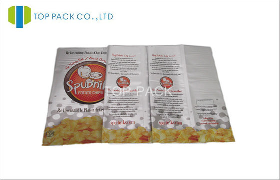 Hot Sealed Aluminum Foil Bags , Potato Chips aluminium foil pouches