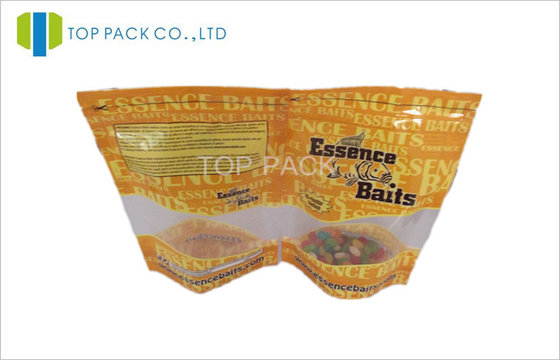 Customed Fishing Lure Stand Up Packaging Zipper Reusing for home