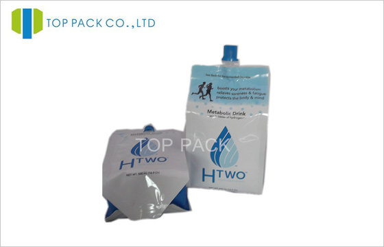 500 Gram White Stand Up Pouch With Spout / resealable stand up pouches