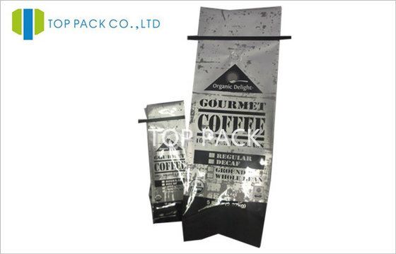 5LB Aluminum Foil Side Gusset Pouch Bags Matte White , Coffee Bean Bag