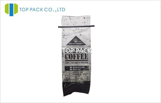 5LB Aluminum Foil Side Gusset Pouch Bags Matte White , Coffee Bean Bag
