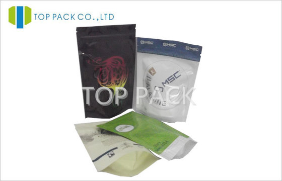Aluminum Foil Stand Up Pouch Packaging Full Print for Food , Customized
