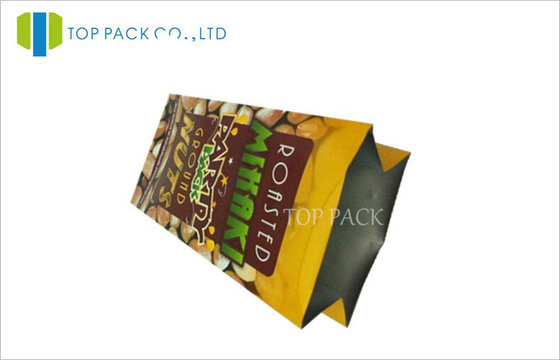 Aluminum Foil Side Gusset Bags packaging Plastic laminated for Dry Fruit