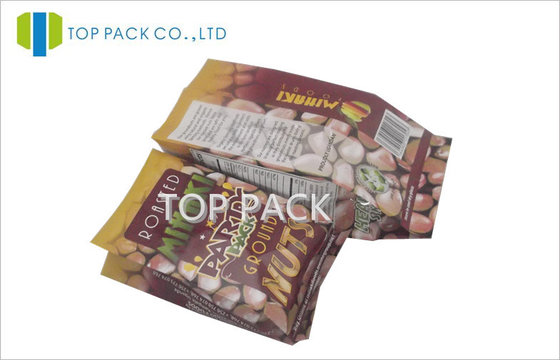 Brown Aluminum Foil Bags Side Gusseted / 150g 250g aluminum foil pouches