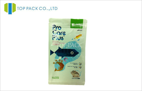 Square Bottom Side Gusset Stand Up Pouches Resealable with Zipper