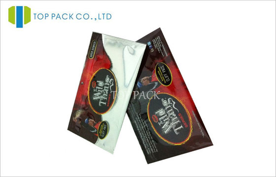 Zip lock Fishing Lure Packaging Bait Custom Logo Clear Front Foil Backed