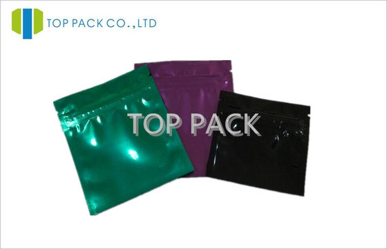Gravure Printing Herbal Incense packaging Bags , 1g / 3g / 5g resealable foil bags