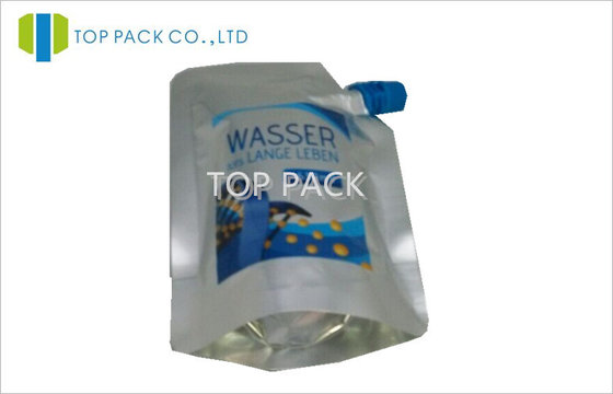Aluminum Foil Stand Up Pouch With Spout , PET / AL / PE spout pouch packaging