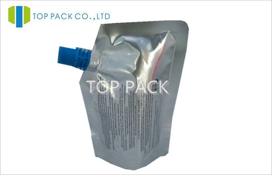 Aluminum Foil Stand Up Pouch With Spout , PET / AL / PE spout pouch packaging