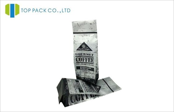 Printed Coffee Packaging Bags Degassing Valve with 250g 500g 1000g