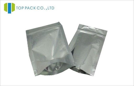 Aluminum Foil Stand Up Pouches Resealable Transparent for Coffee Store